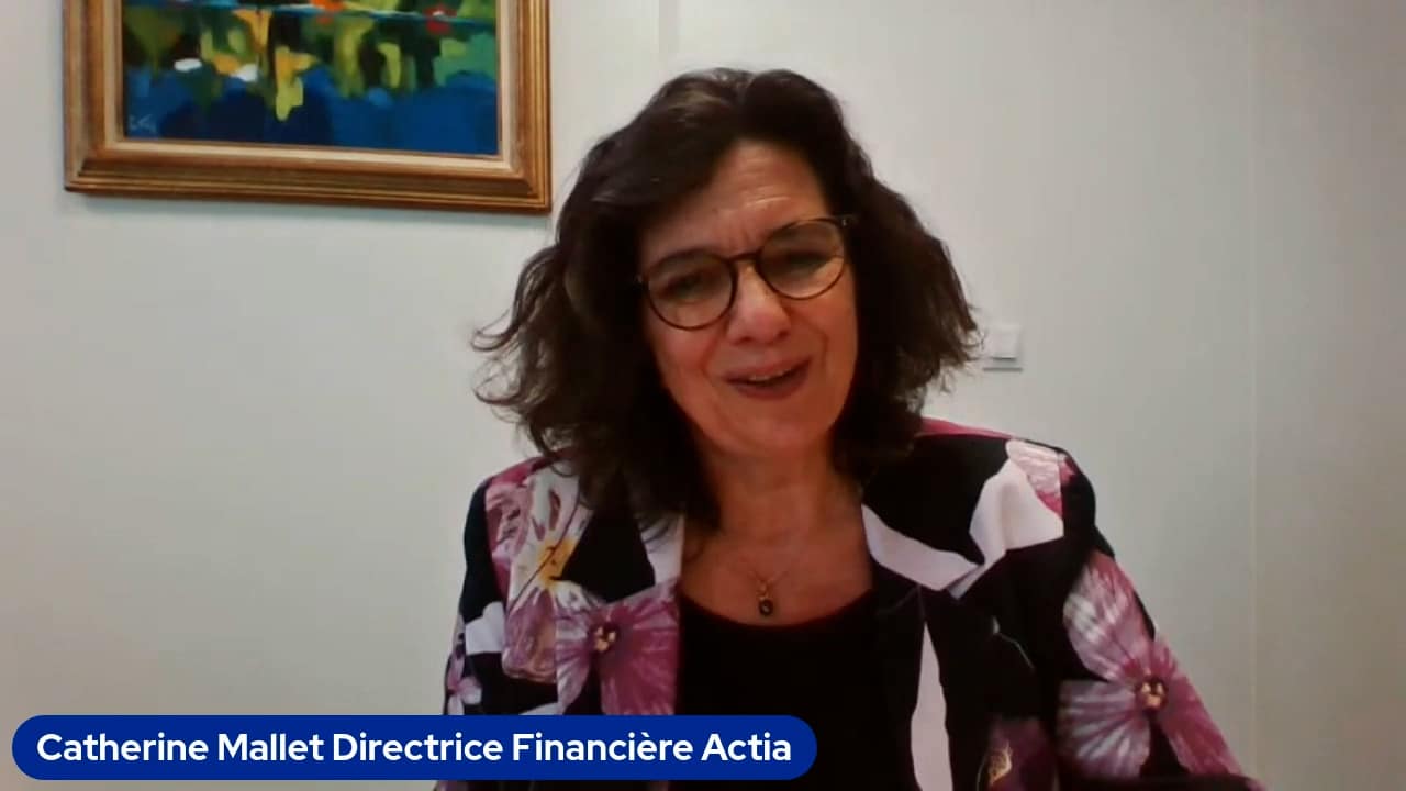 Catherine Mallet Directrice Financière Actia : "On sait qu'on a un très ...