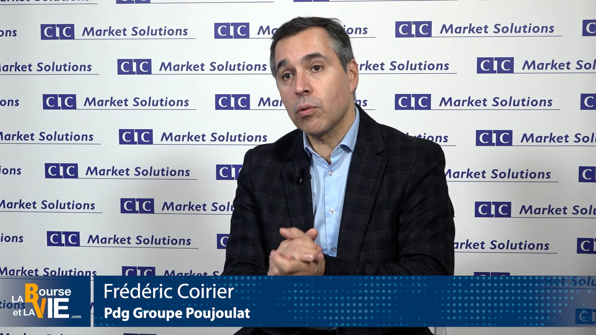 Frédéric Coirier Pdg Poujoulat : "On aura des croissances de volumes ...
